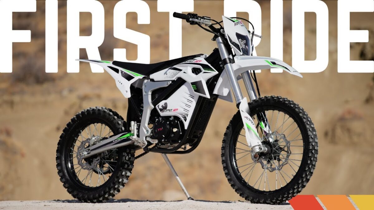 4-Speed Electric Dirt Bike? // AdmitJet Armor Test & Review - eBike Reviews